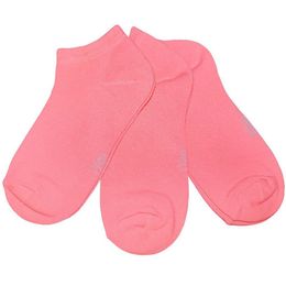 WERI SPEZIALS Strumpfhersteller GmbH Sneakersocken Kinder und Damen Sneakersocken 3-er Pack >Einfarbig< Baumwolle (Set