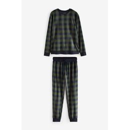 next Pyjama Bequemer Motionflex Schlafanzug mit Bündchen (2 tlg)