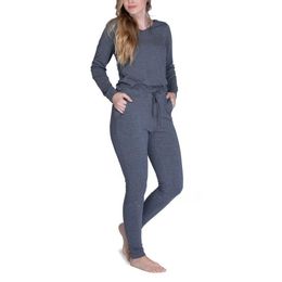 maluuna Overall maluuna - Damen Jumpsuit mit Bündchen an Arm- und Beinabschluss und Kordelzug