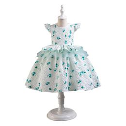 Daisred Tüllkleid Kinderkleider Blumenkleider Prinzessinnenkleider Ballkleid