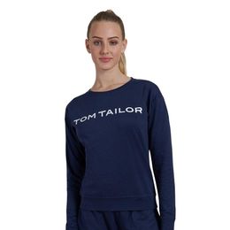 Tom Tailor Sleepshirt Tom Tailor Damen Oberteil blau uni (1-tlg)