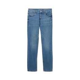 Tom Tailor Damen Alexa Straight Jeans, blau, Uni, Gr. 25/32