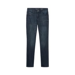 Tom Tailor Damen Alexa Straight Jeans, blau, Uni, Gr. 25/32