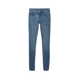 Tom Tailor Damen Alexa Slim Jeans, blau, Uni, Gr. 27/32