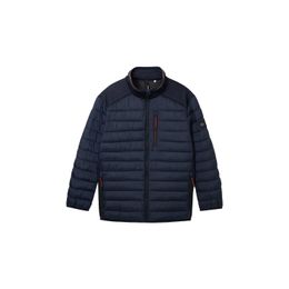 Tom Tailor Herren Plus - Hybrid Jacke, blau, Uni, Gr. 4XL