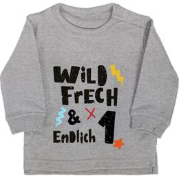 Shirtracer Sweatshirt Wild frech und endlich 1