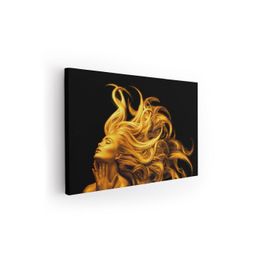 ArtMind XXL-Wandbild Gold Face