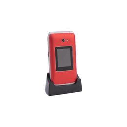 Olympia Vitus 2G Klappbares Senioren Mobiltelefon mit Großtasten rot