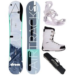 Airtracks Snowboard Damen Snowboard Komplett Set Drom Rocker »Mod. 22/23 (4er Pack)