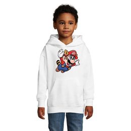 Blondie & Brownie Blondie & Brownie Hoodie Kinder Jungen & Mädchen Super Mario 3 Fligh Retro Konsole mit Kapuze