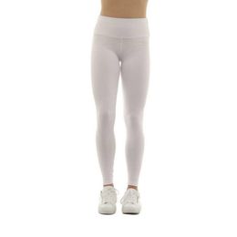 F&K-Mode Leggings Damen Leggings lang hoher Bund Taschen Hose gummi