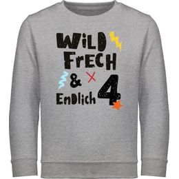 Shirtracer Sweatshirt Wild frech und endlich 4