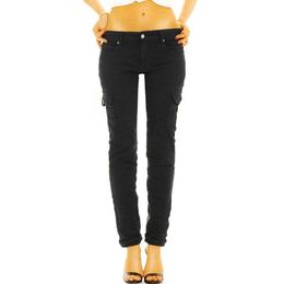 be styled Cargohose Low waist Cargohose Stoffhose bequeme Stretch Hose