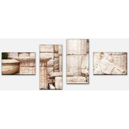 wandmotiv24 Mehrteilige Bilder alte griechische säulen