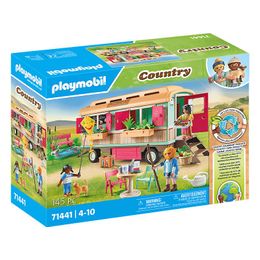 Playmobil 71441 Gemütliches Bauwagencafe Spielset, Mehrfarbig