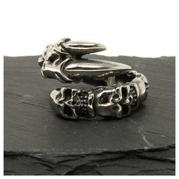 DALMARO.de Fingerring Ring Silber aus Edelstahl