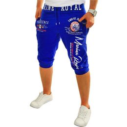 Jaylvis Bermudas Herren Short 3/4 Hose Kurze Jogginghose Sport Marine Royal