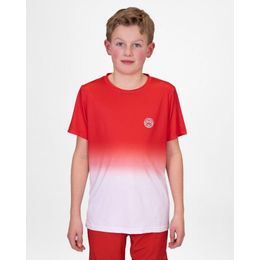 BIDI BADU Tennisshirt Crew Tennisshirt für Jungs in Rot