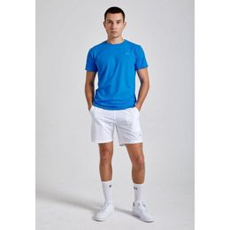 SPORTKIND Funktionsshirt Tennis T-Shirt Rundhals Herren & Jungen cyan blau