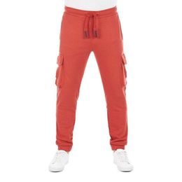 Riverso Sweathose Herren Trainigshose RIVLars Slim Fit Jogginghose mit Cargotaschen