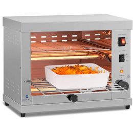 ROYAL CATERING Toaster Überbackgerät Toast Salamander Gastro Mit Timer Ofen Quarzröhre 3250W