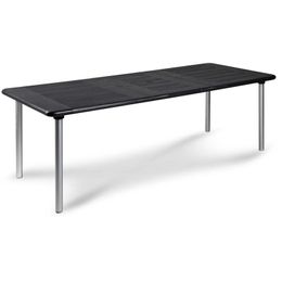 Best Freizeitmöbel Gartentisch m.Aluminiumgestell und ausziehbarer Tischplatte