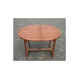 Merxx Gartentisch aus Holz 100x120cm ausziehbar bis 170cm