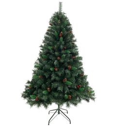 Künstlicher Weihnachtsbaum Deko Tannenbaum Kunstbaum Christmas pvc 180 cm - SVITA