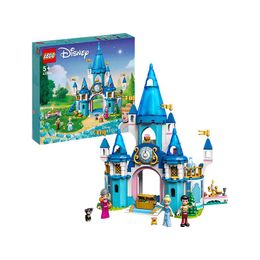 Lego Disney Princess 43206 Cinderellas Schloss Bausatz, Mehrfarbig