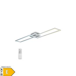 B.K.LICHT CCT LED Wand- und Deckenleuchte,chrom-alu, LED/40W