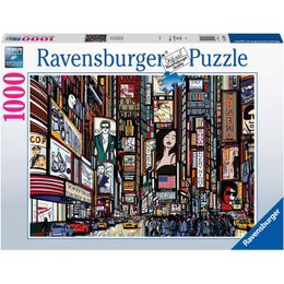 Ravensburger Puzzle Buntes New York, 1000 Puzzleteile, Made in Germany, FSC® - schützt Wald - weltweit, bunt