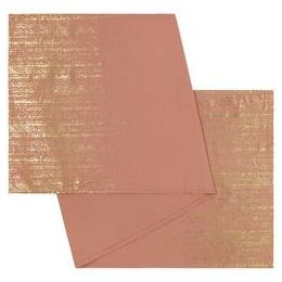 Tischläufer Golden Lights in Rosa/Gold ca. 45x150cm