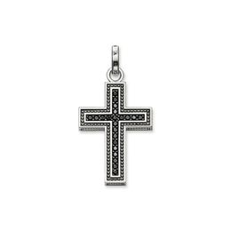 Thomas Sabo Anhänger schwarzes Kreuz Pavé