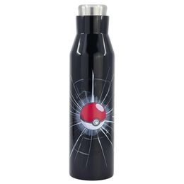 Pokémon Pokémon Edelstahl-Trinkflasche "Pokemon" in Schwarz - 580 ml