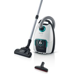 Bosch Bodenstaubsauger "BGL8XHYG" Staubsauger schwarz-weiß (weiß, schwarz) Bodenstaubsauger