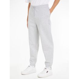 Sweatpants Tommy Jeans "TJM RLX NEW CLASSICS JOG EXT" Gr. L, N-Gr, silberfarben (silver) Herren Hosen