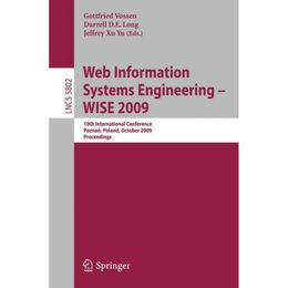Web Information Systems Engineering - WISE 2009, Kartoniert (TB)