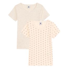 Petit Bateau - Unterhemd BASIC 2er Pack in bunt, Gr.92/98