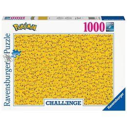 RAVENSBURGER VERLAG Ravensburger Puzzle 17576 - Pikachu Challenge - 1000 Teile Pokémon Puzzle für Erwachsene und Kinder ab 14 Jahren