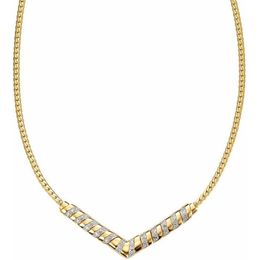 Firetti Kette ohne Anhänger Schmuck Geschenk Silber 925 Halsschmuck Halskette, mit Diamanten, gelb|goldfarben|silberfarben