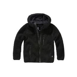 Brandit Fleecejacke Jungen Gr&ouml;&szlig;e 146/152 schwarz