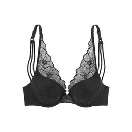 Petite Fleur Gold Bra female Black size 75