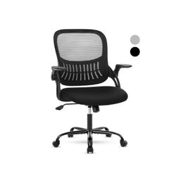 JOEAIS Bürostuhl Chefsessel Schreibtischstuhl Stuhl Office Chair Drehstuhl (Verstellbarer Lordosenstütze Armlehne