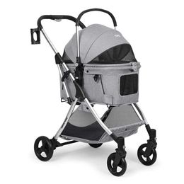 beberoad Hundebuggy Hundewagen Haustierwagen mit Klappfunktion Pet-Stroller