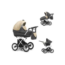 babies-on-wheels Kombi-Kinderwagen Kinderwagen-Set Sorento 3 in 1