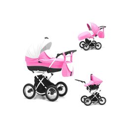 babies-on-wheels Kombi-Kinderwagen Kinderwagen-Set Sorento 3 in 1