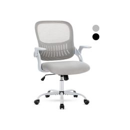 JOEAIS Bürostuhl Chefsessel Schreibtischstuhl Stuhl Office Chair Drehstuhl (Verstellbarer Lordosenstütze Armlehne