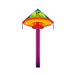 HQ Flug-Drache Kinderdrachen Einleiner Drachen HQ Simple Flyer UFO 120 cm Flugdrachen