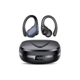 OKWISH Wireless Kopfhörer Headset Ohrhörer Earbuds Bluetooth HiFi Stereo Bluetooth-Kopfhörer (Lärmreduzierung