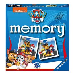 PAW PATROL Spiel, Memory Mini Memory® PAW PATROL 48 Karten Ravensburger Legespiel